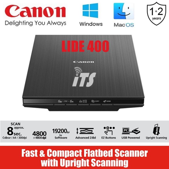 Canon LIDE 300 / LIDE 400 Compact Flatbed Scanner | Lazada