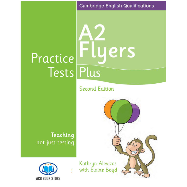 Sách A2 FLYERS PRACTICE TESTS PLUS ( sách màu ) - ACB Bookstore | Lazada.vn
