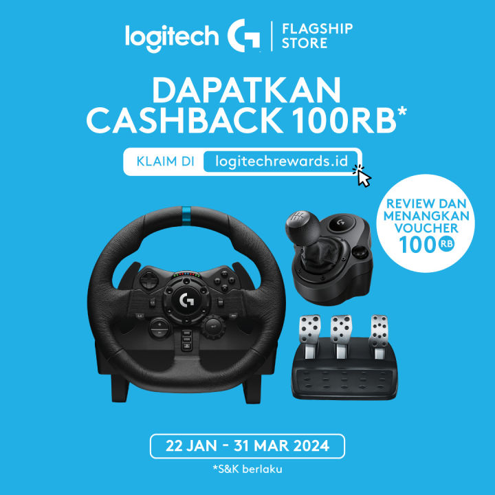 Logitech G923 True Force Wheel + Logitech Driving Shifter Bundling ...