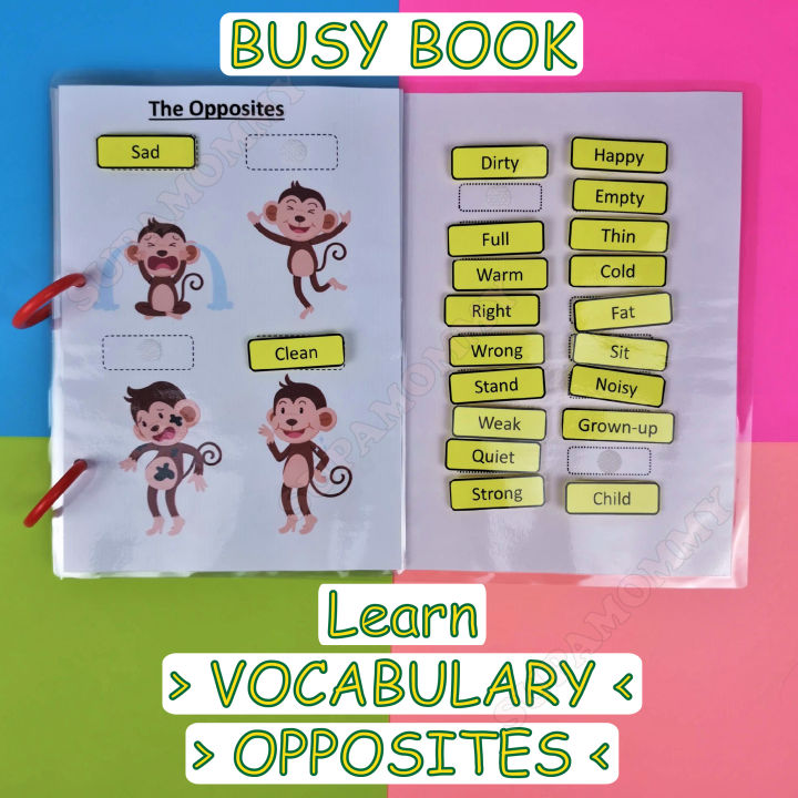 DIY Kids Montessori Early Learning Busy Book Quiet Book Toys - The ...