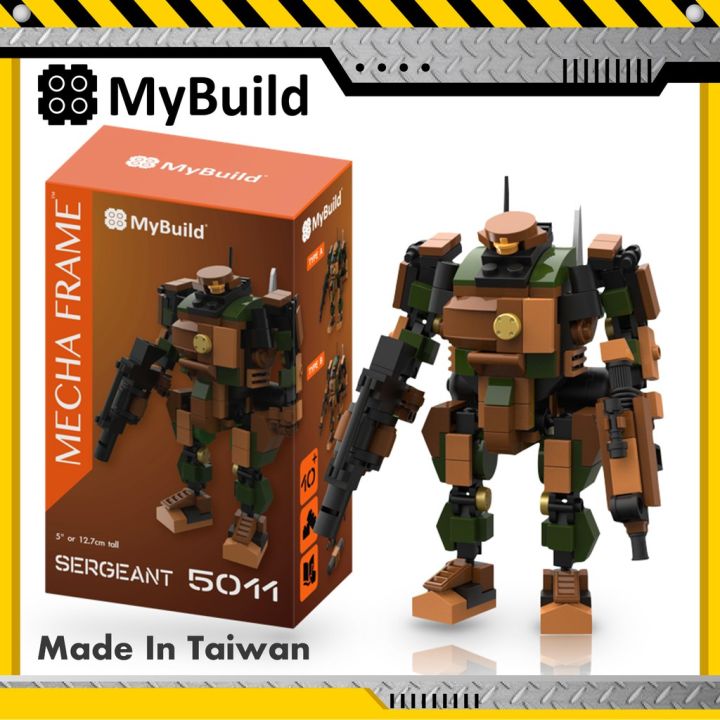 บล็อกตัวต่อ MyBuild - SCI-FI series SERGEANT ( หุ่นยนต์ เลโก้ ) | Lazada.co.th