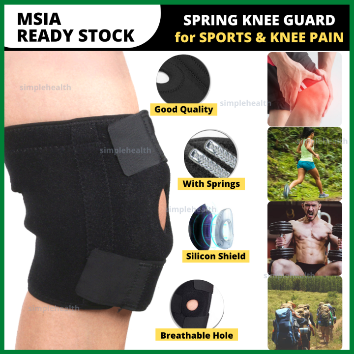 Knee Guard Protector Pad Braces Support Leg Pain Relief Patch Spring ...