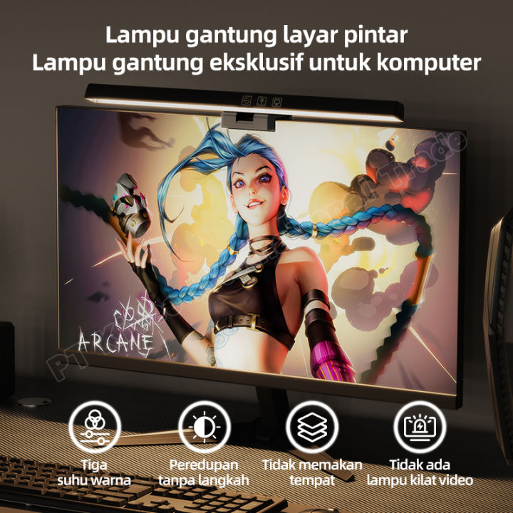 BAJISS Lampu Neon Panjang Strip Tabung LED USB Belajar Kerja Rumah ...