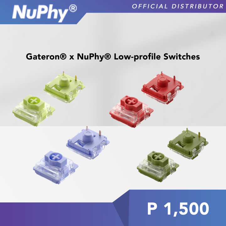 Gateron® x NuPhy® Low-profile Switches | 100pcs | Lazada PH