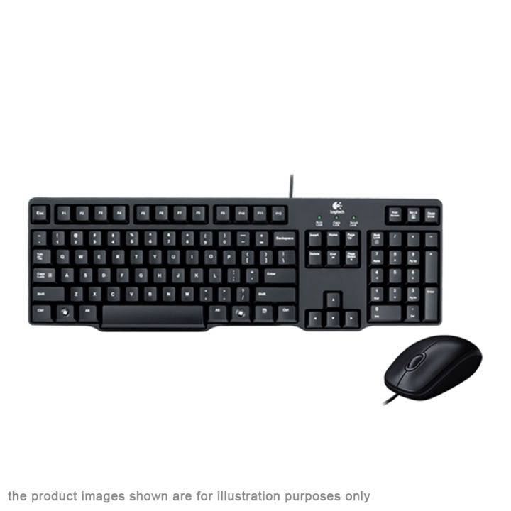 Logitech MK100 Classic Desktop Combo - PS2 KEYBOARD + USB MOUSE | Lazada