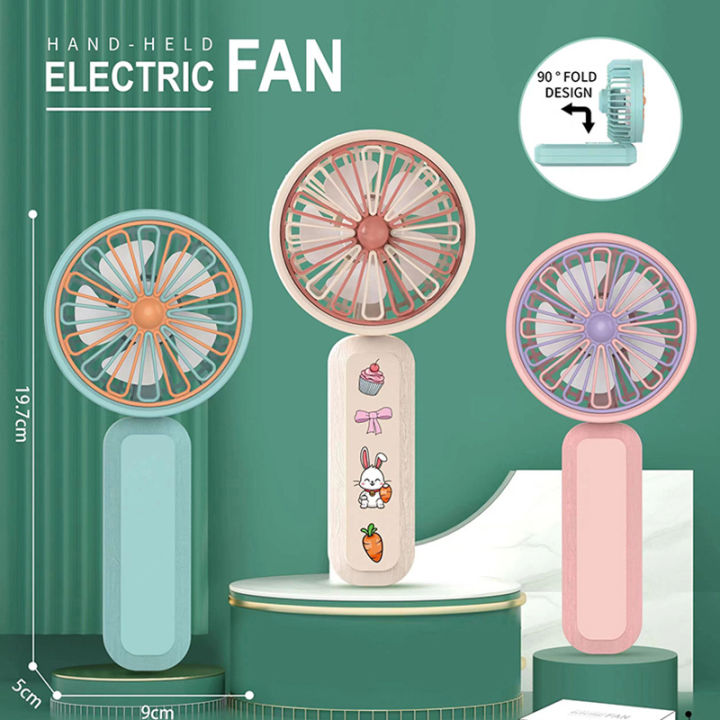 Kipas Angin Mini Handheld Portable Fold / Kipas Angin Tangan Genggam ...