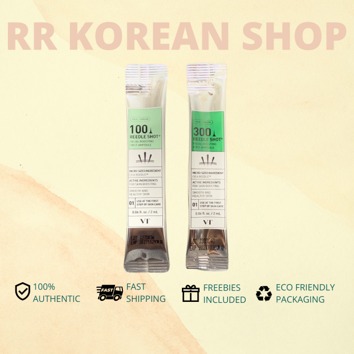 [AUTHENTIC] VT Reedle Shot 100/300 Facial Boosting First Ampoule 2ml | Lazada PH