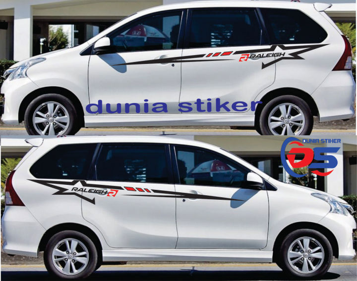 Cutting Stiker Raleigh Stiker Variasi Mobil Avanza Xenia Innova Ertga ...