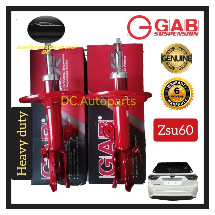 ORIGINAL GAB SUPER-R TOYOTA HARRIER 2.0 ZSU60W ZSU60 LEXUS NX200T 2013> FRONT ABSORBER HEAVY ...