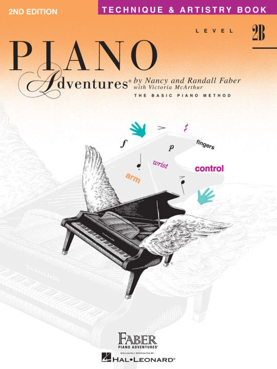 หนังสือเปียโน Basic Piano Adventures Level 2B Technique & Artistry ...