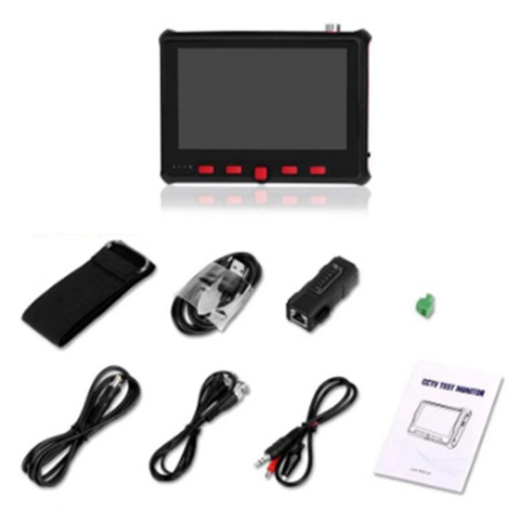 CCTV Tester 4-In-1 Portable Camera Tester 8MP AHD/ TVI/ CVI/CVBS Analog ...