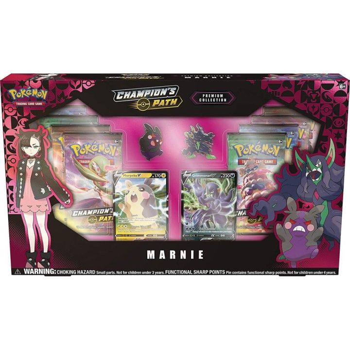 Pokemon TCG Champion's Path Marnie Playmat Premium Collection Box - Brand New Factory Sealed ...