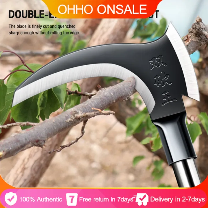 Multifunctional Double Chopping Sickle for Farmer: Ideal for Harvesting ...