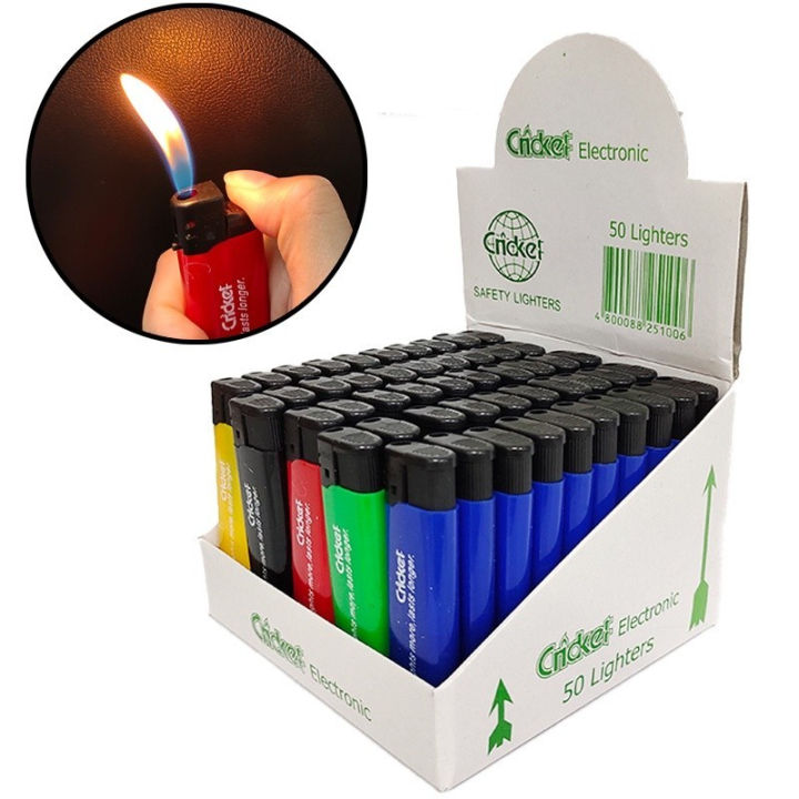 Cricket Disposable Windproof Lighter（50pcs/1box） | Lazada PH