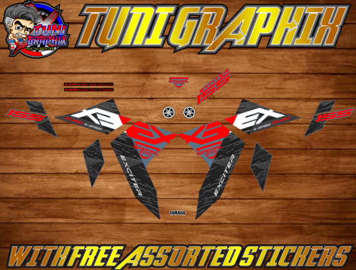 Sniper 155 EXT 2023 Decals W/ FREEBIES | Lazada PH