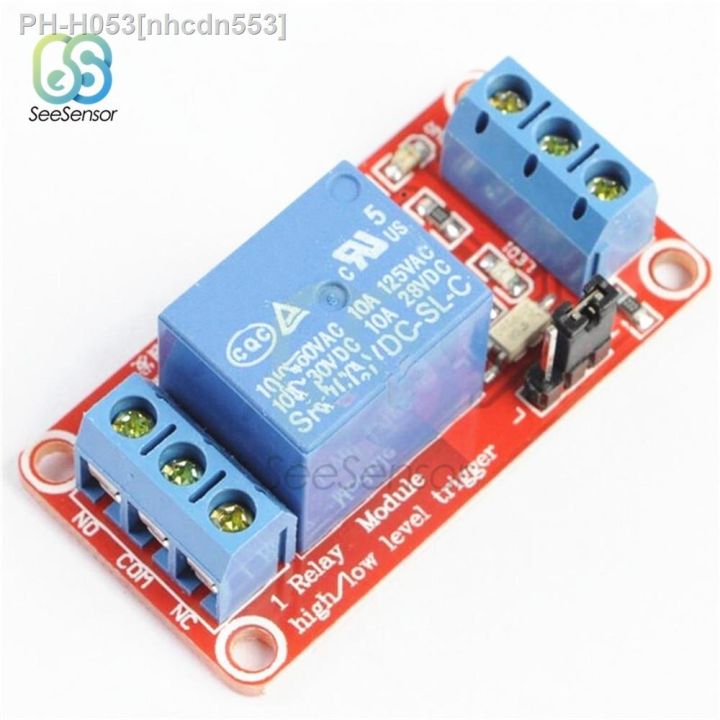 12V 1 Channel High Low level Trigger Relay Module Board Shield with ...