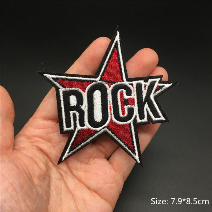 Rock Band Patches For Clothing Music Metal Punk Patches Appliques Iron ...