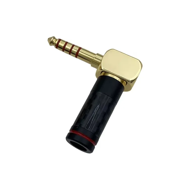 【eryu01】For DIY Earphone& Headphone Repair HIFI 4.4mm Right Angle Plug ...