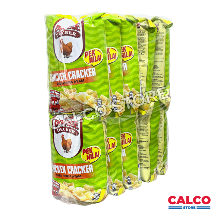 65g x 10pcs Mamee Double Decker Chicken Cracker Keropok Snek Perisa Ayam Pek Nilai | Lazada