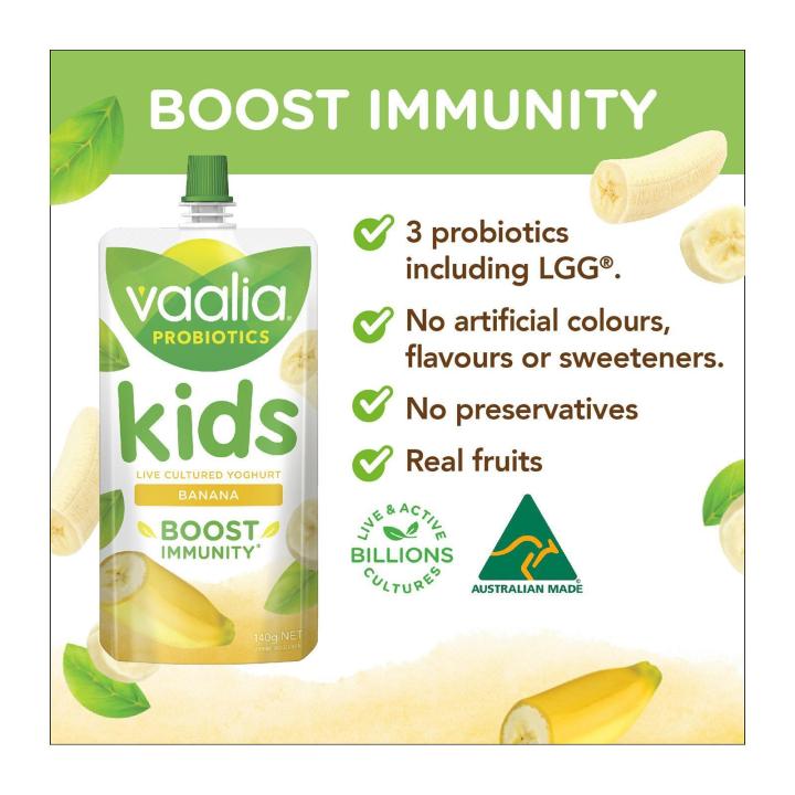Vaalia Kids Low Fat Banana Yoghurt | Lazada Singapore