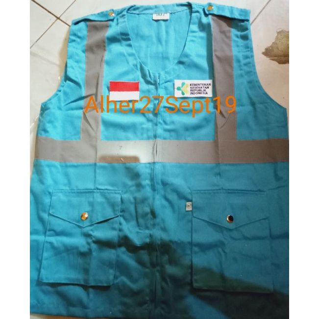 rompi Kemenkes Rompi tim medis Rompi kerja kementerian kesehatan ...