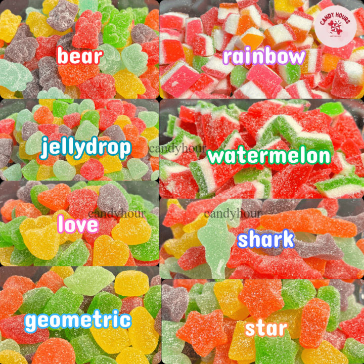 Assorted Gummy / Gula Jelly / Mixed fruit Pastiles 200g 500g 700g | Lazada