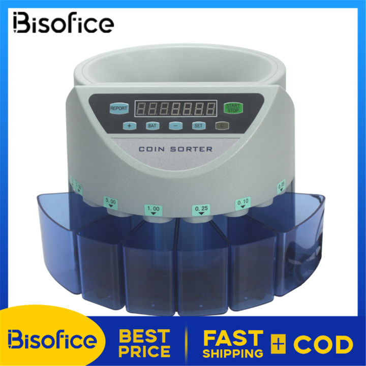 Bisofice Electronic Coin Sorter Counter Counting Sorting Machine Countable Coins Philippine ...