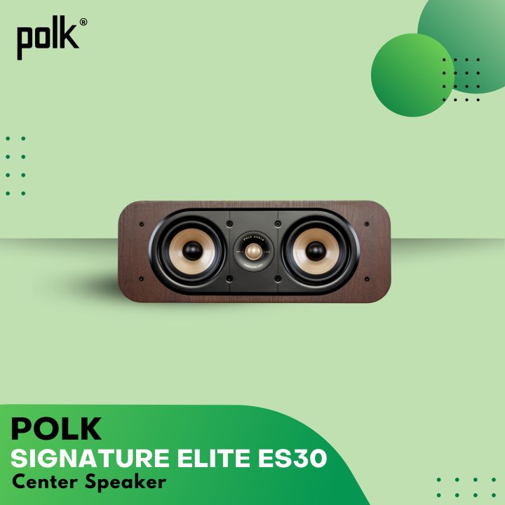 Polk Audio Signature Elite Series ES30 Center Channel Speaker - for ...