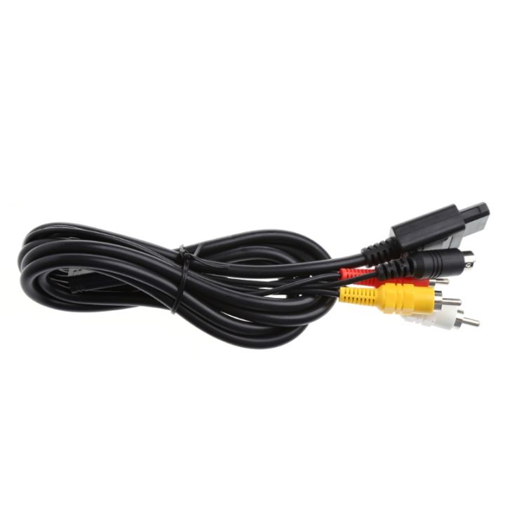1.8M/6FT Multifunction AV TV S-Video Cable For Nintendo Gamecube 64 ...
