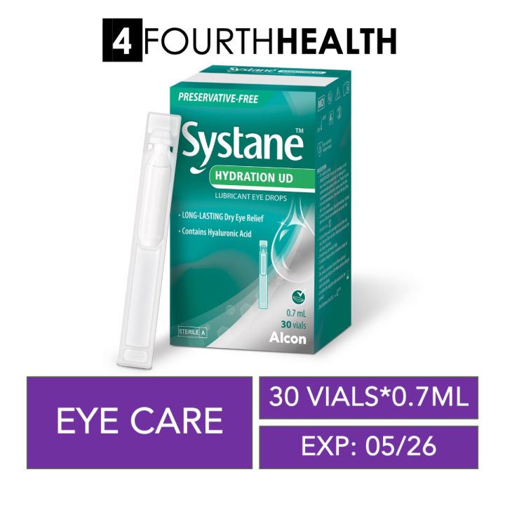 [EXP 05/26] Systane Lubricant Preservative-Free Eye Drops Hydration UD ...