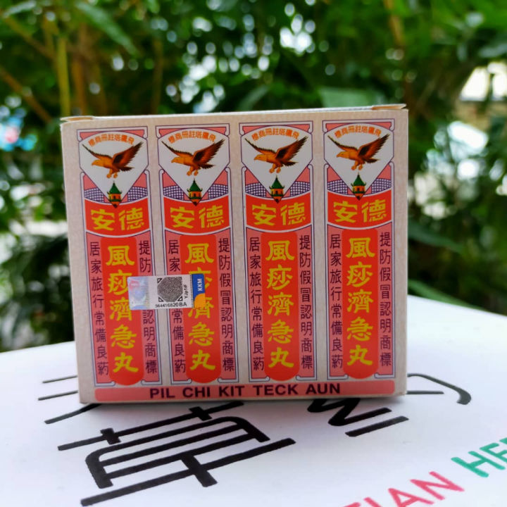 德安风痧济急丸 PIL CHI KIT TECK AUN 12 SACHETS | Lazada