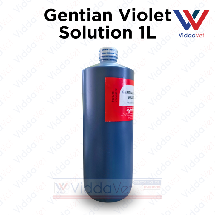 Viddavet 1 litter Gentian Violet solution antisepticAntiseptic Solution ...