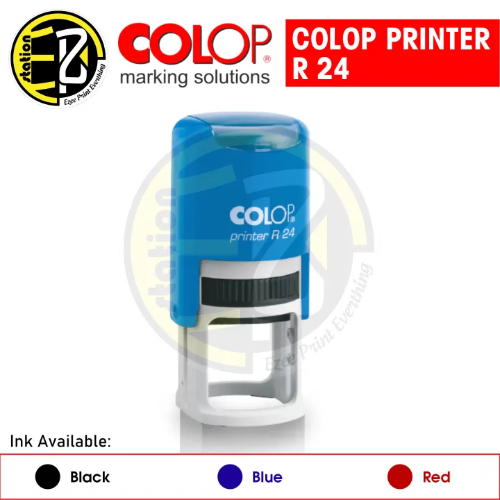 STAMP | COLOP Printer R24 Self-Inking Rubber Stamp | Lazada