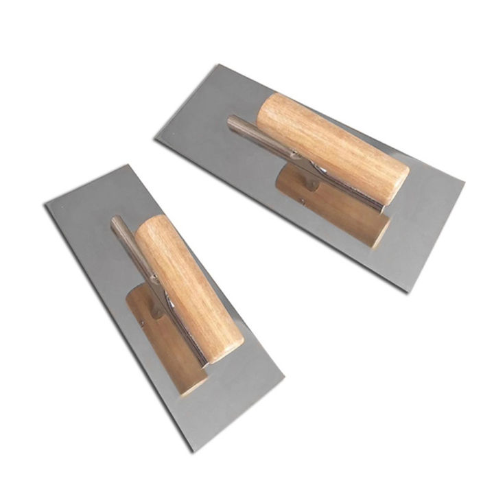 DT-0.7mm Thickness Stainless Steel Blade Wooden Handle Plastering ...
