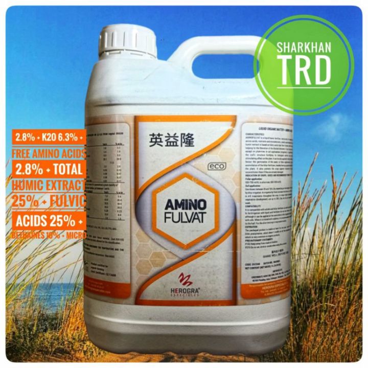 5 Liter Amino Fulvat Eco Herogra Special Biostimulants Baja Foliar