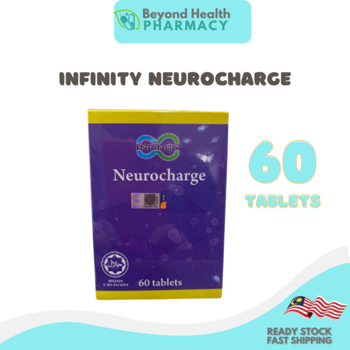 INFINITY NEUROCHARGE 60 TABLETS 100% ORIGINAL | VITAMIN SARAF | Lazada