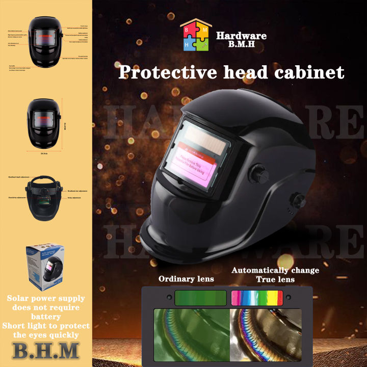 Welding mask Helmet welding tool automatic dimming welding machine ...