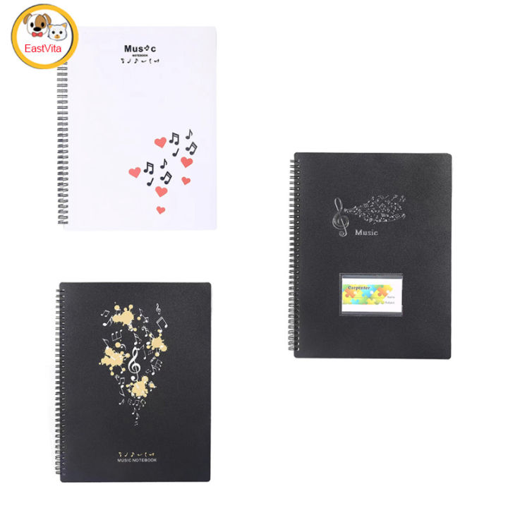 Sheet Music Folder, 3 Ring Choral Muisc Folder For Up To 40 Letter ...