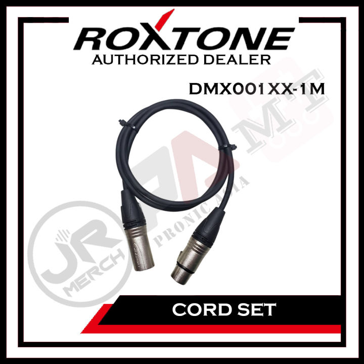 Roxtone DMX001 DMX CABLE Assembled w/ XLR-XLR Neutrik Inspired ...