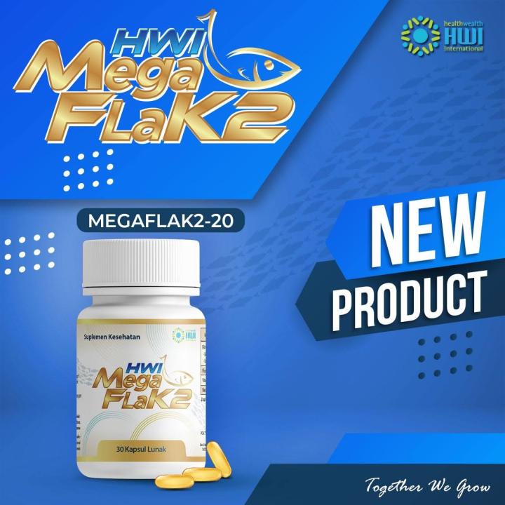 BBM-5 BOTOL Minyak Ikan MEGA FLAK2 (Fish Oil) menjaga kesehatan ...