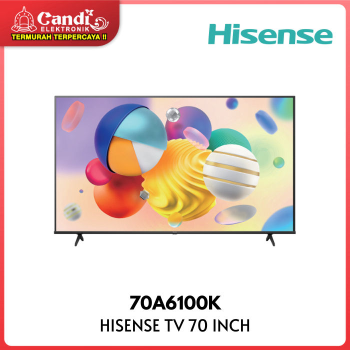 HISENSE 4k Ultra HD Smart TV 70 Inch Vidaa U7 70A6100K | Lazada Indonesia