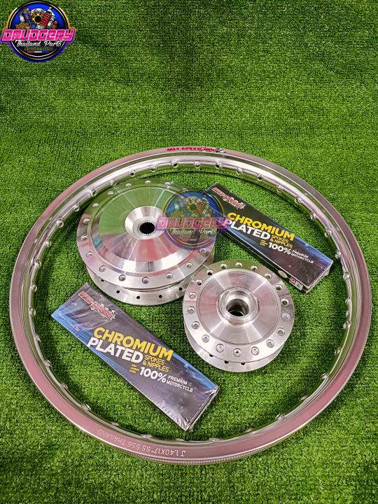 HONDA CLICK 125 / CLICK 150 RIM SET THAILAND CONCEPT CHROME HUB ...