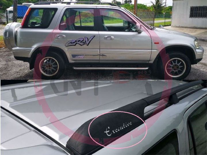CFS557 2X pcs Honda Crv Cr-v Rd1 Rd2 S10 Executive Roof Rack Line Cover Stiker Sticker Vinyl ...