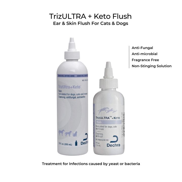 Dechra TrizULTRA + Keto Flush - Multi-purpose anti-microbial & anti ...
