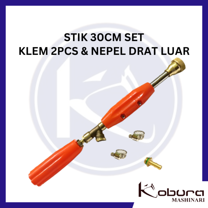 STICK Semprotan 35 CM Lengkap dengan Nepel dan Klem Komplit Semprotan ...