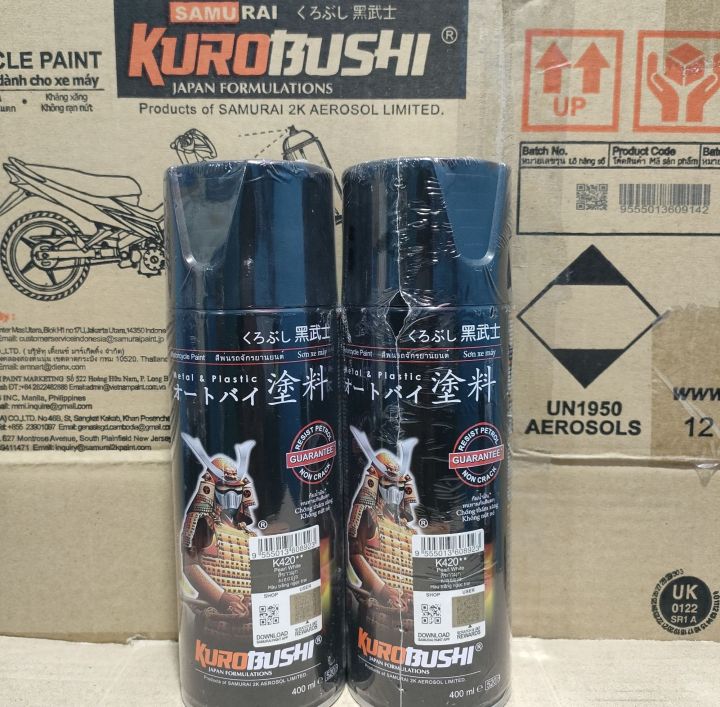 Pilok Cat Semprot Warna Putih Mutiara Pearl White K420 420 400ml Samurai Paint Kurobushi ...