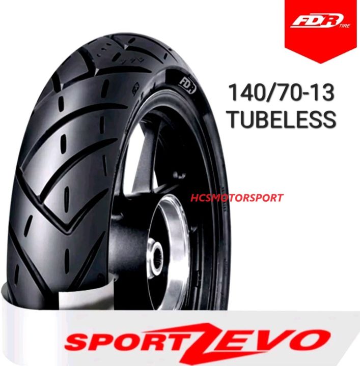 BAN LUAR FDR TUBELESS 140/70-13 SPORT ZEVO FDR ORIGINAL ASLI | Lazada ...