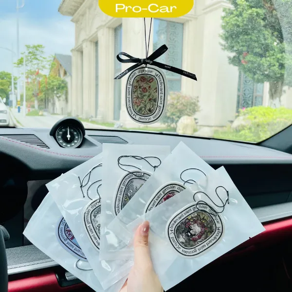 【Ready Stock】Diptyque Car Hanging Perfume Sachets Car Fragrance ...