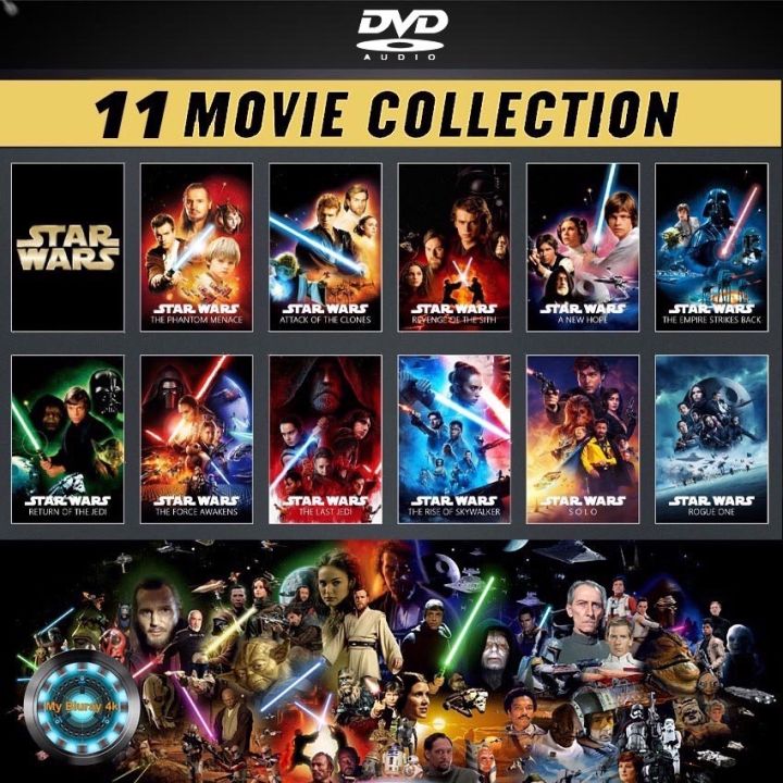 DVD เสียงไทยมาสเตอร์ หนังดีวีดี Star Wars สตาร์ วอร์ส Collection ...