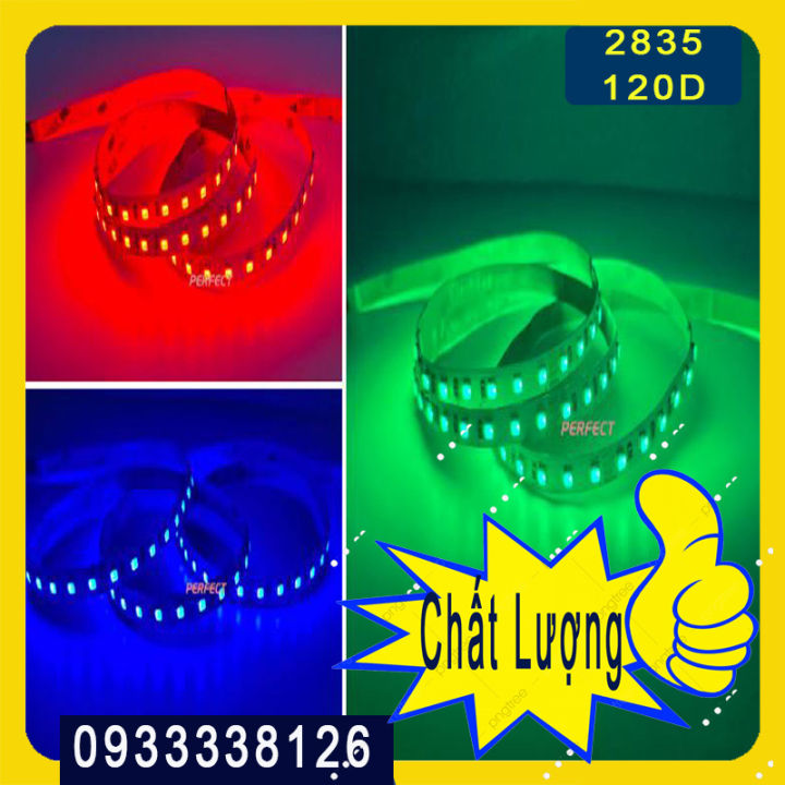 Led Dây Dán 12v 2835 120 Leds/m 5m/cuộn 10mm Trắng trung tính vàng xanh dương xanh lá đỏ 3 chế ...
